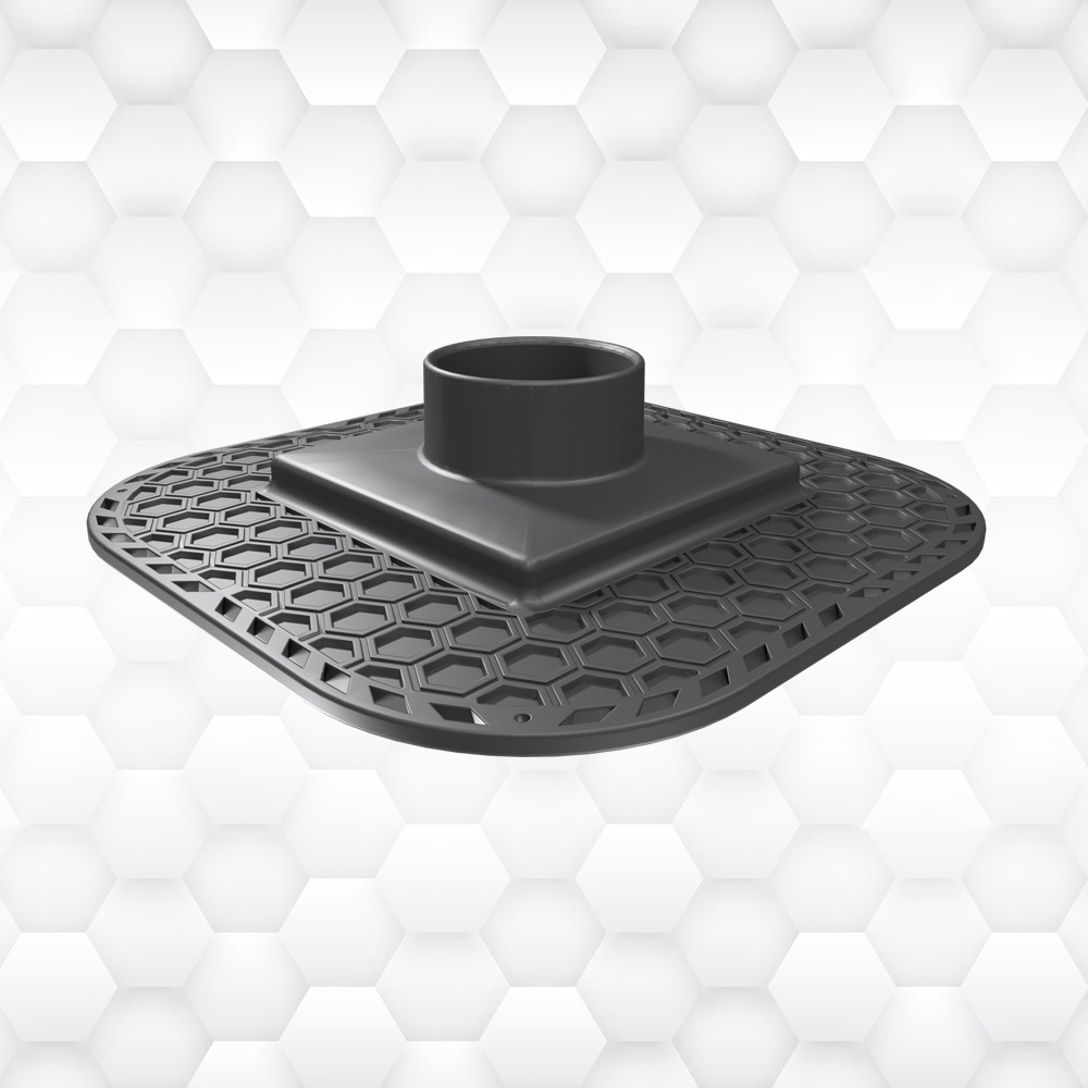 FLoFX PVC Square Flange Kit (for Drypack Installations) – Built With Foam